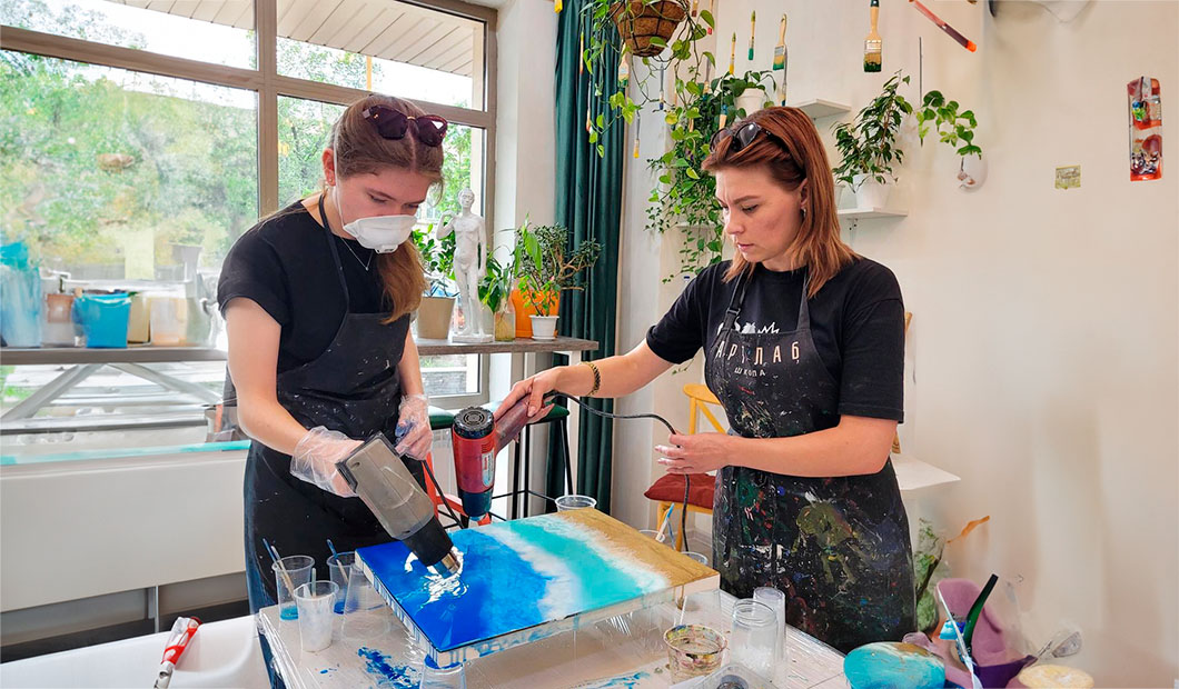 Мастер класс из эпоксидной смолы - Бишкек